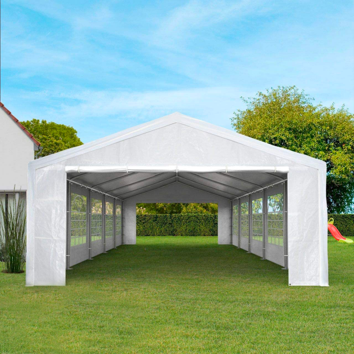 Párty stan Economy Light 4 x 8 m | bílá | Hawaj.cz